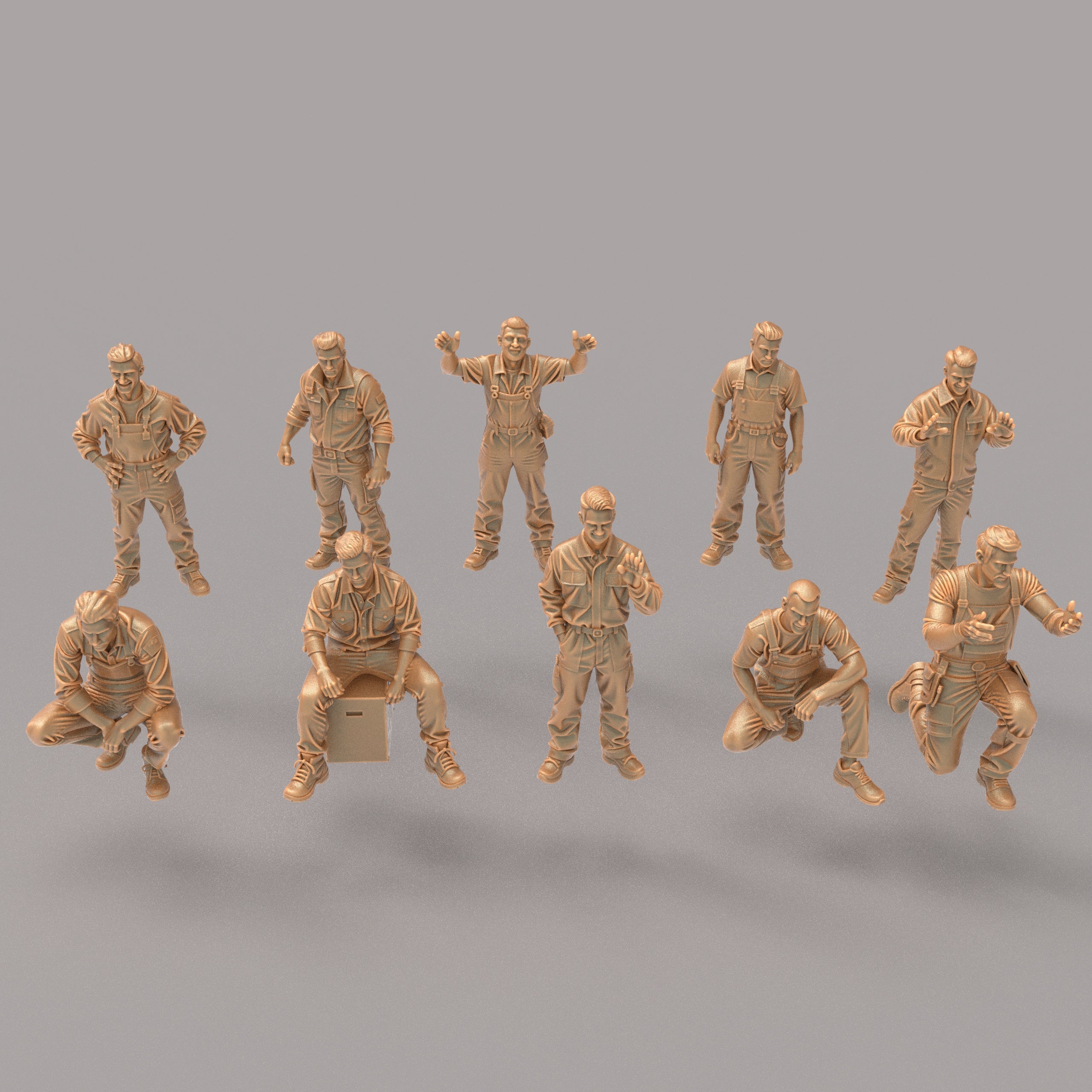 MM1304 Car mechanics – Scale Scenery And Figures