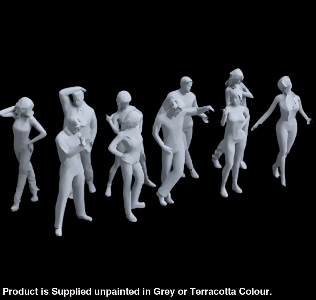 FR003 Standing Figure Pack 3 – Scale Scenery And Figures