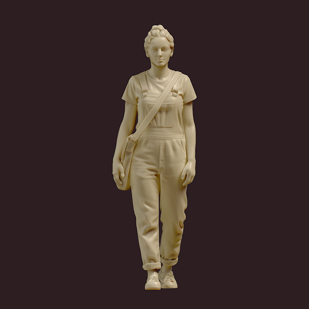 MM4181 Female Walking – Scale Scenery And Figures