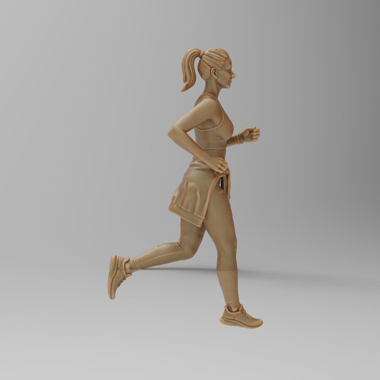 MM4221 Lady running – Scale Scenery And Figures