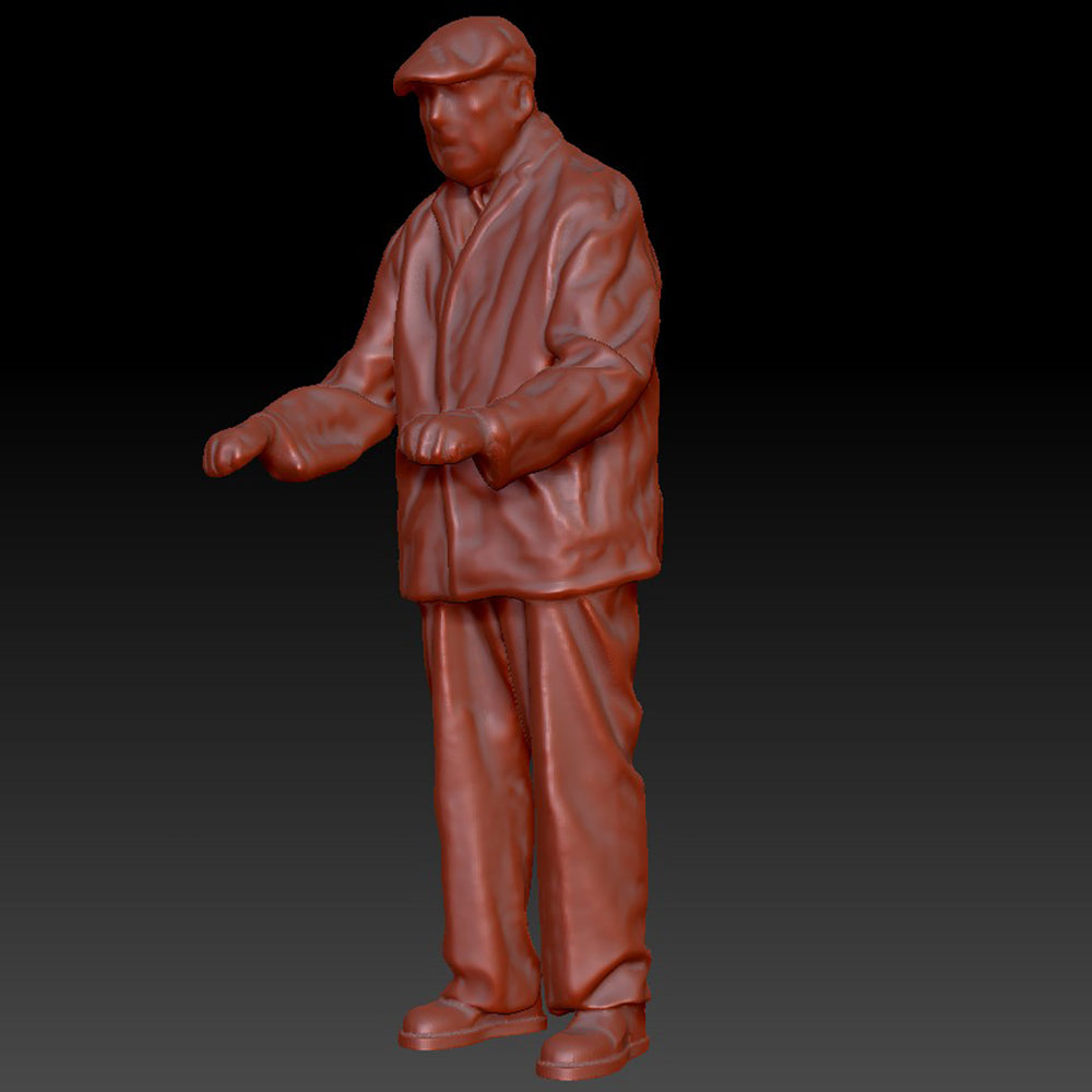 DSP282 Male Driver Standing – Scale Scenery And Figures