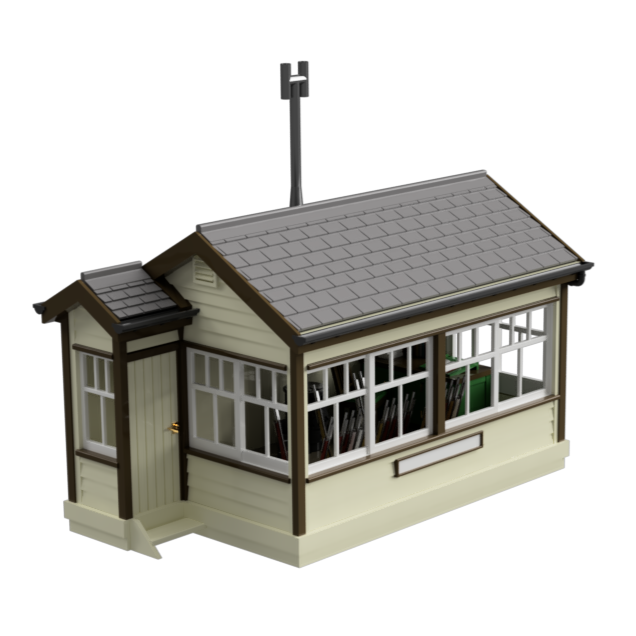 GM813D – GWR Signal Box TT120/3mm Scale – Scale Scenery And Figures