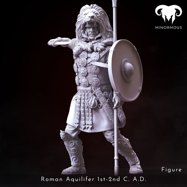 MIN109_ Roman Aquilifer 1st-2nd C. A.C. The Last Stand! – Scale Scenery ...