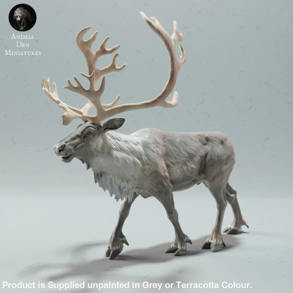 ADM2019 Reindeer / Caribou Bull Calling – Scale Scenery And Figures