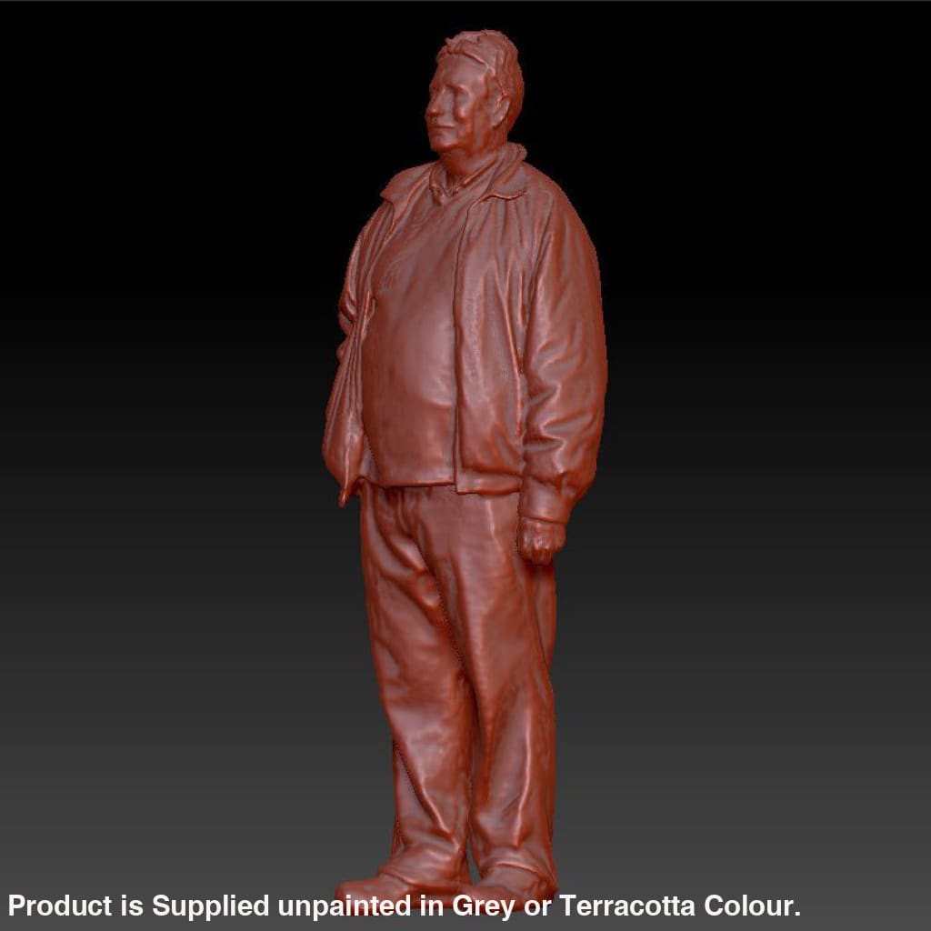 DSP039 Male Standing in Bomber Jacket – Scale Scenery And Figures
