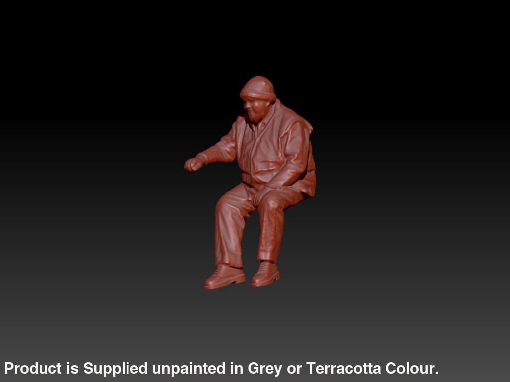 DSP100B Train/Lorry Driver Legs Cut – Scale Scenery And Figures
