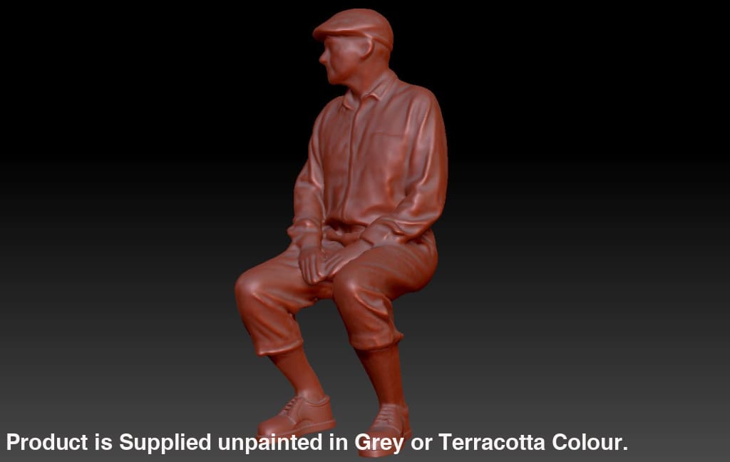 DSP199 Male sitting – Scale Scenery And Figures