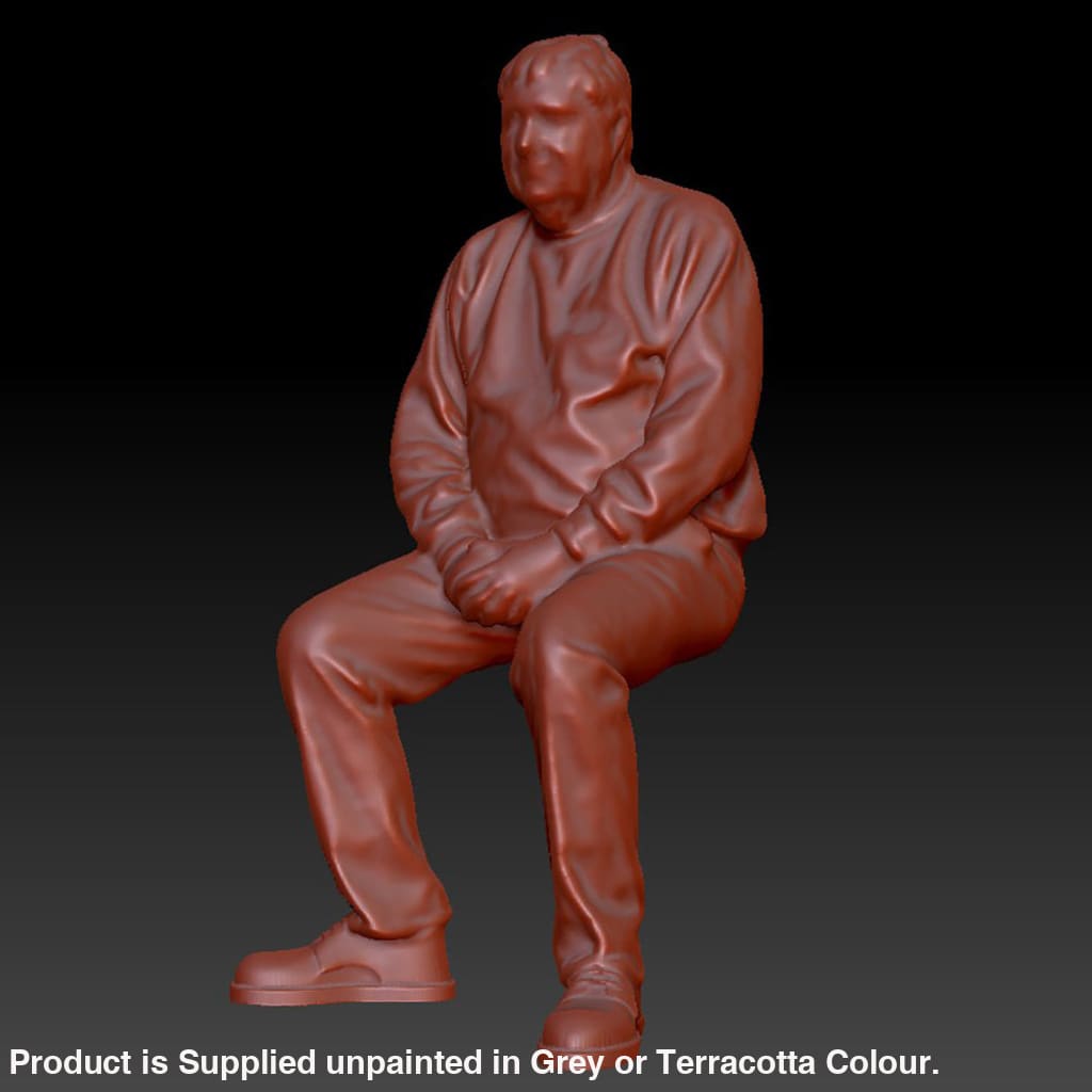 DSP257 Male Sitting – Scale Scenery And Figures