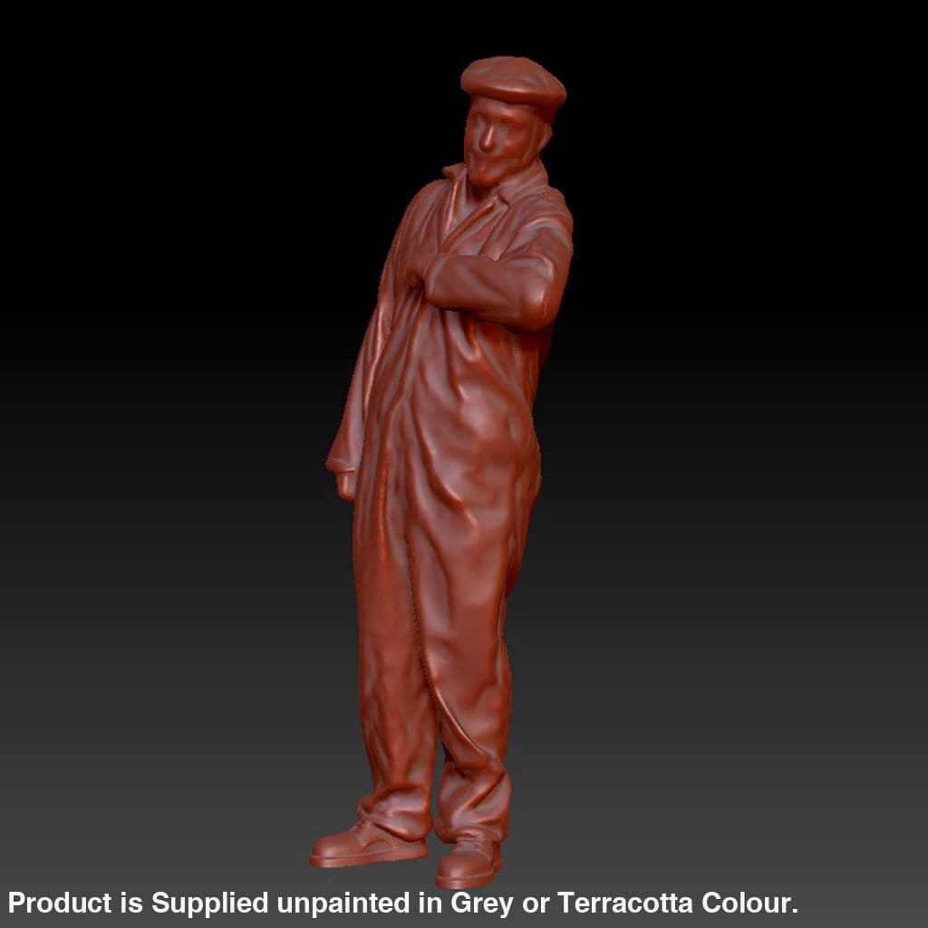 DSP260 Steam Loco Driver Leaning – Scale Scenery And Figures