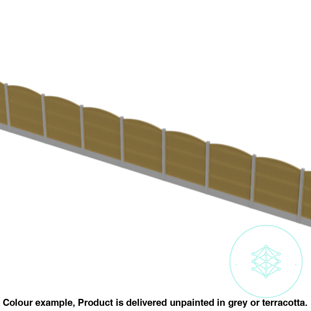 FO002B – 6ft Garden Fence Rounded OO/HO Scale – Scale Scenery And Figures