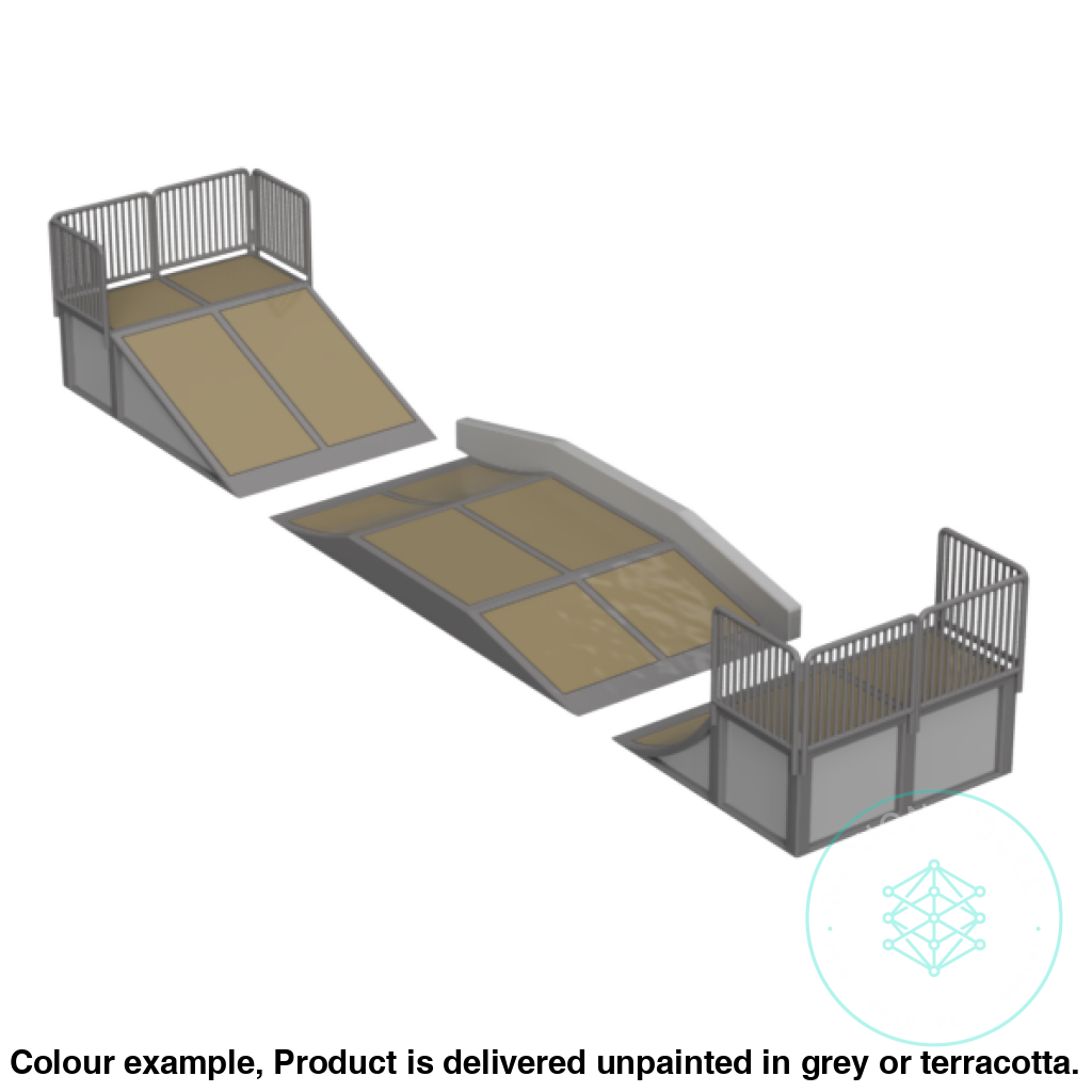 FO119A – Skate Park OO/HO Scale – Scale Scenery And Figures