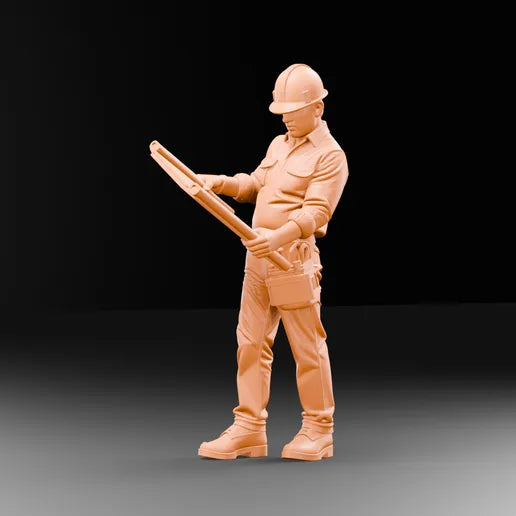 MM1213 Construction Site Supervisor – Scale Scenery And Figures
