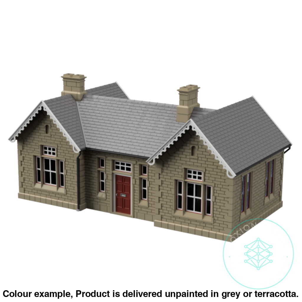 GM805A – LMS Station Building TT120/3mm Scale – Scale Scenery And Figures