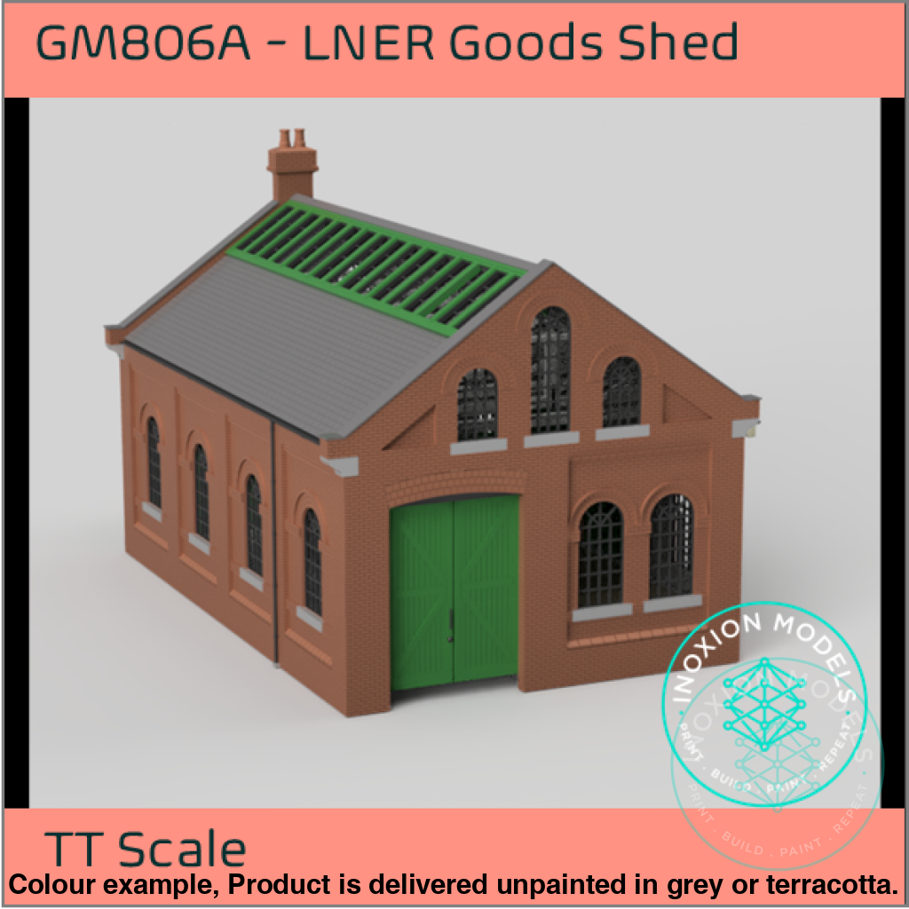 GM806A – LNER Goods Shed TT120/3mm Scale – Scale Scenery And Figures