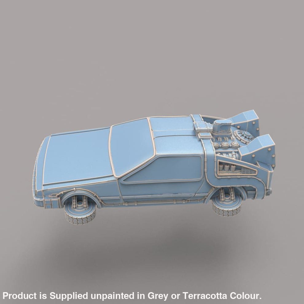 Iconic Cars of The 80's - Delorean - Flying – Scale Scenery And Figures
