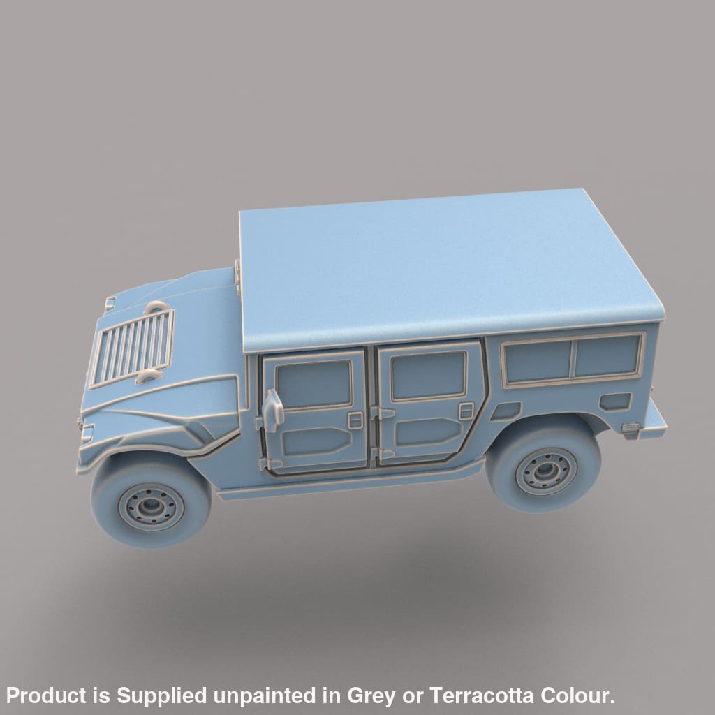 Iconic Cars of The 80's - Hummer – Scale Scenery And Figures