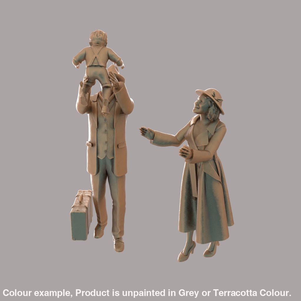 MM2104 Welcome Home Scene – Scale Scenery And Figures