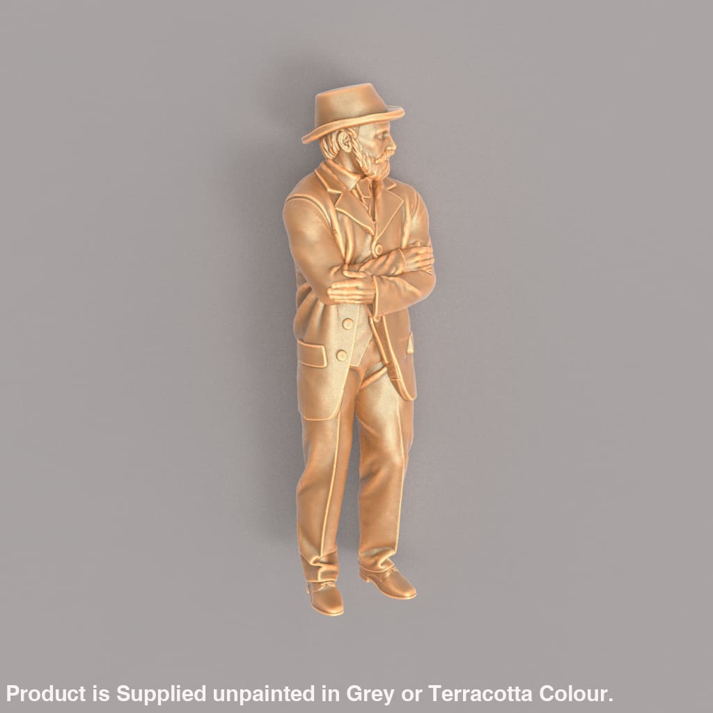 MM928E Edwardian/Victorian Gentleman arms crossed – Scale Scenery And ...