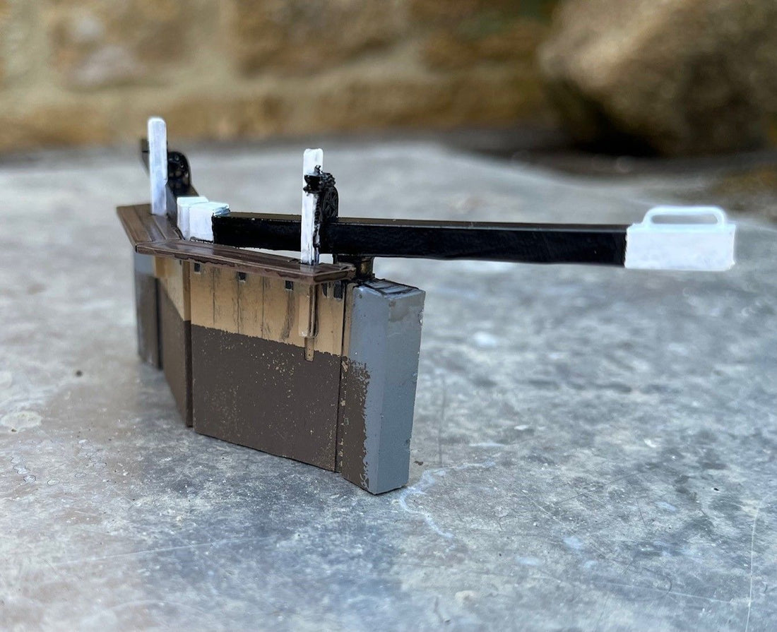 PJD031 Model Railway Canal lock gates – Scale Scenery And Figures